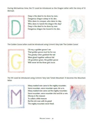 Writing to Reading the Steiner Waldorf Way by Abi Allanson & Nicky Teensma